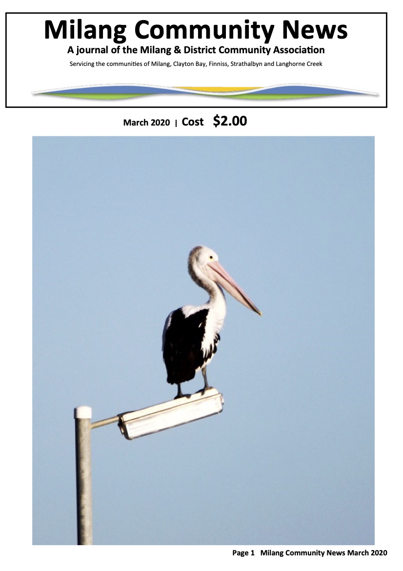 Milang Community News: March 2020 – Milang