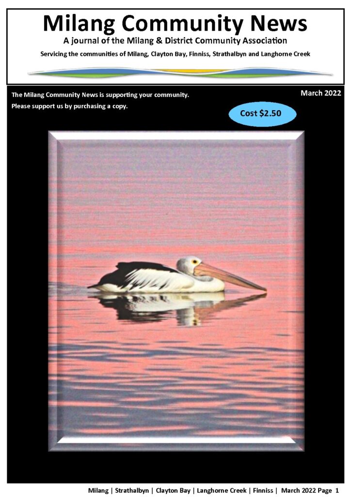 Milang Community News: March 2022 – Milang