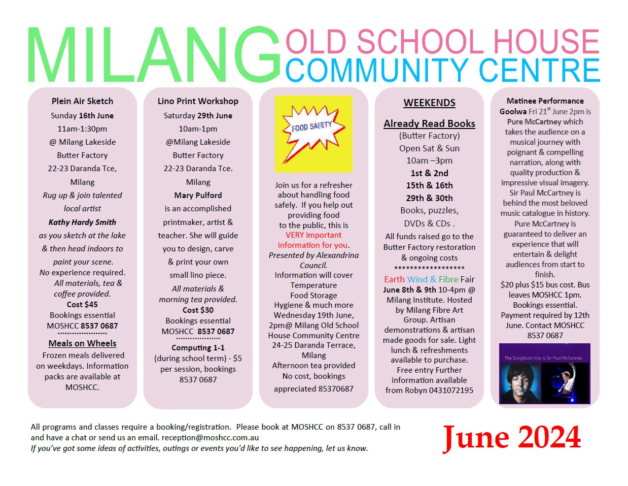 What’s Happening – Milang